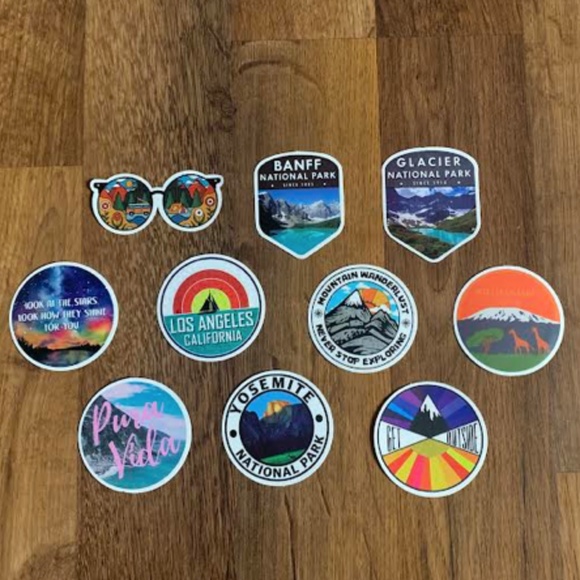 Urban Outfitters | Accessories | Outdoortravel Stickers | Poshmark
